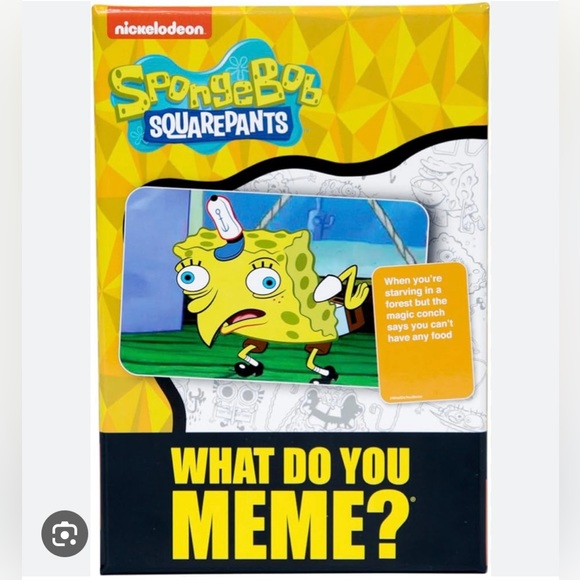 Nickelodeon | Toys | Spongebob What Do You Meme Game | Poshmark